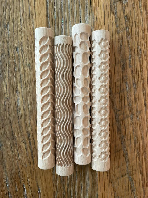 Textured rolling pins - Little Hands Dough Co